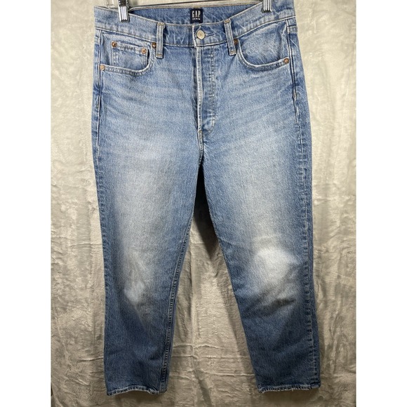 GAP | Jeans | Gap The Cheeky Straight High Rise Jean Size 829 Button ...